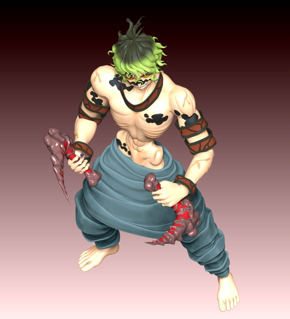 Gyutaro - Demon Slayer 3D Model by lovemodel