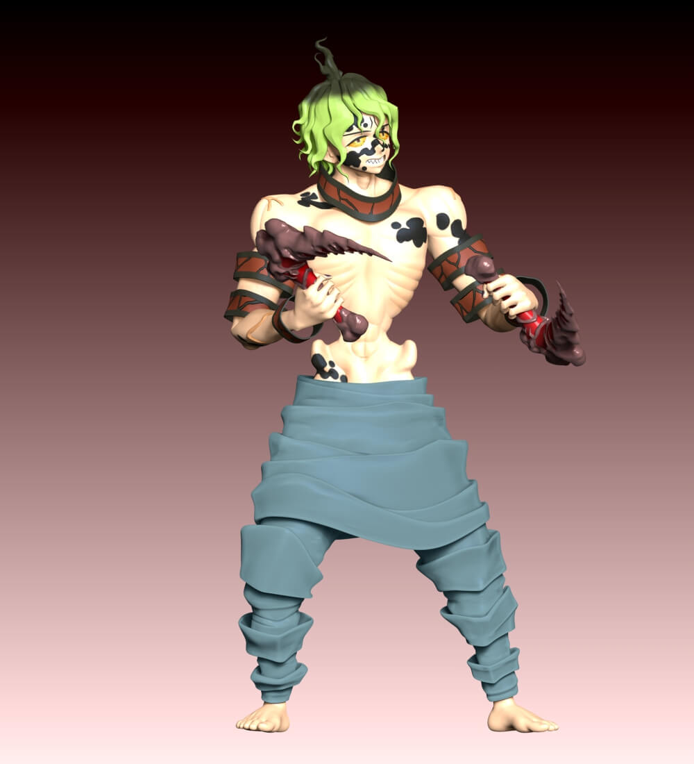Gyutaro - Demon Slayer 3D Model by lovemodel