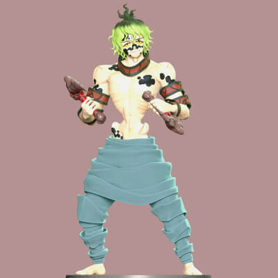 Gyutaro - Demon Slayer 3D Model by lovemodel