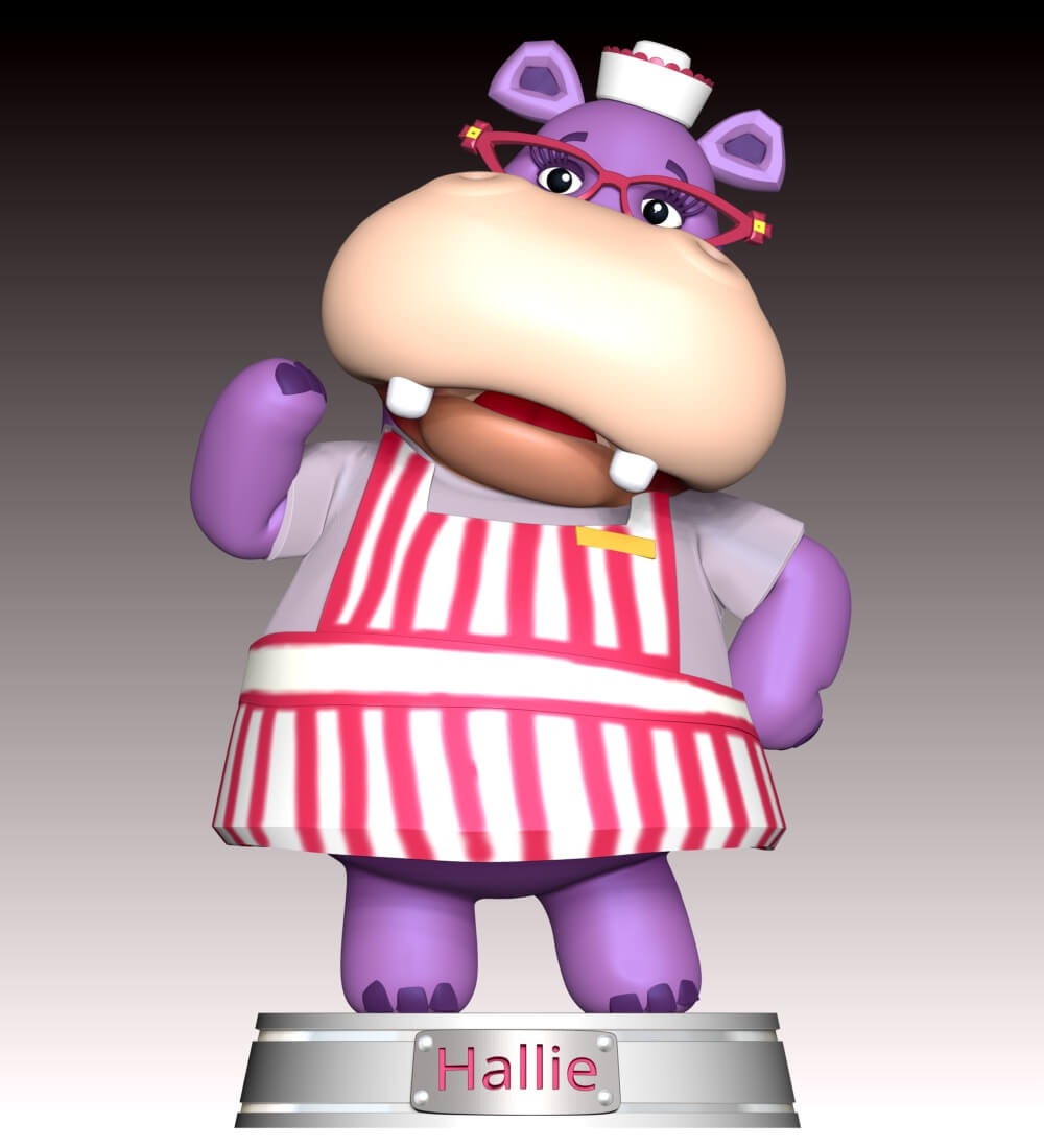 Hallie Fan Art - 3D Model by lovemodel