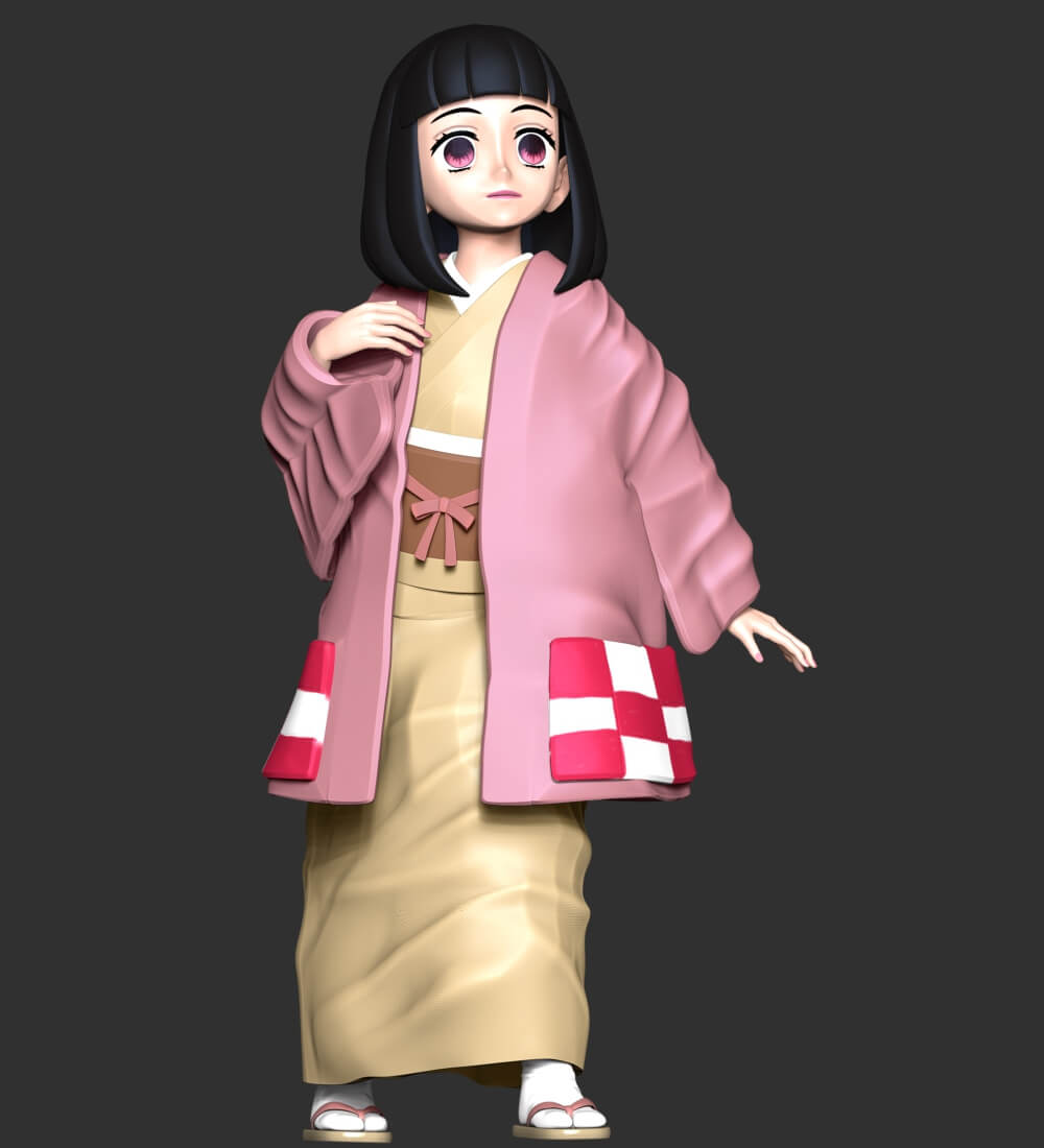 Hanako Kamado Demon Slayer Kimetsu No Yaiba - 3D Print Model by lovemodel