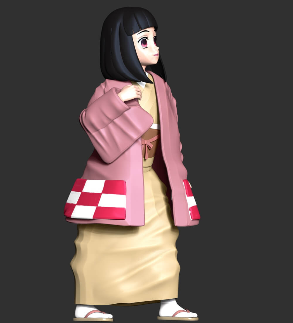 Hanako Kamado Demon Slayer Kimetsu No Yaiba - 3D Model by lovemodel