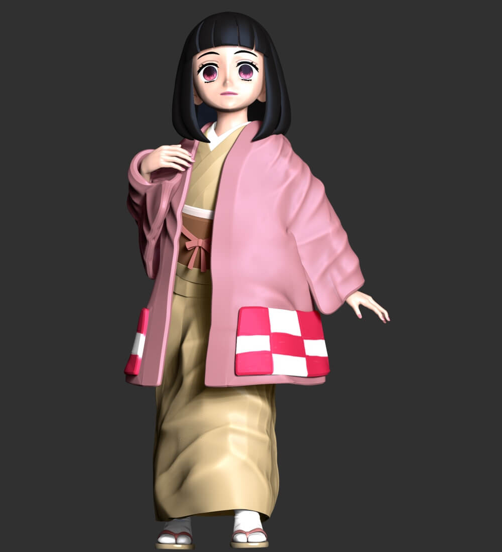 Hanako Kamado Demon Slayer Kimetsu No Yaiba - 3D Print Model by lovemodel