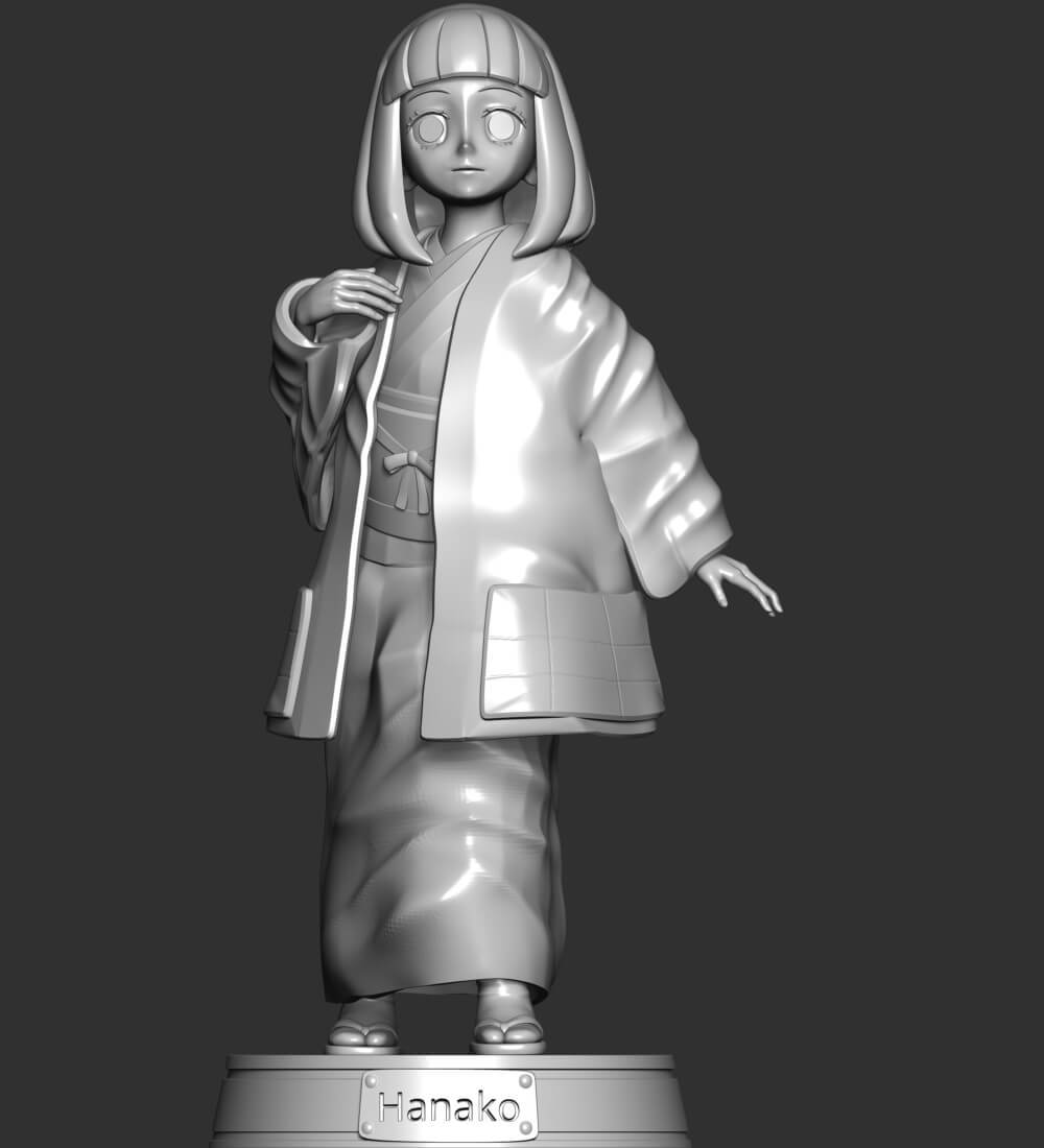 Hanako Kamado Demon Slayer Kimetsu No Yaiba - 3D Model by lovemodel