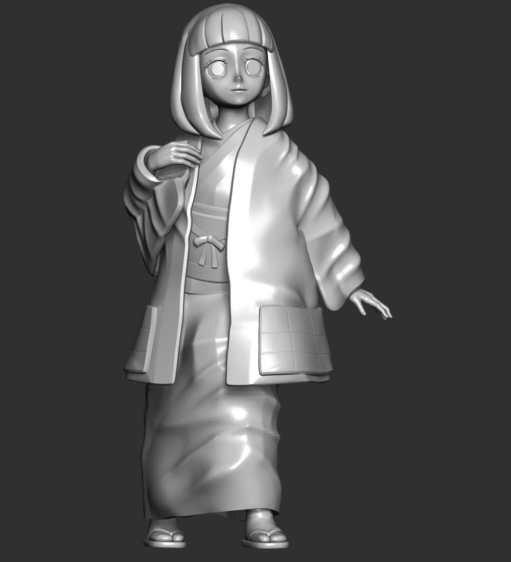 Hanako Kamado Demon Slayer Kimetsu No Yaiba - 3D Model by lovemodel