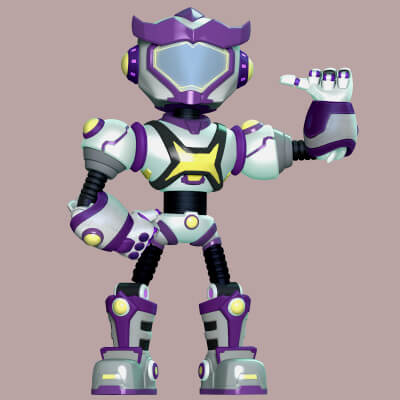 Harold Robot - Paw Patrol 3D Model by lovemodel