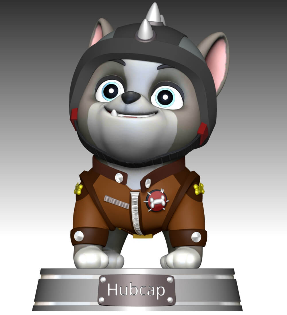 Hubcap - Paw Patrol 3D Model by lovemodel