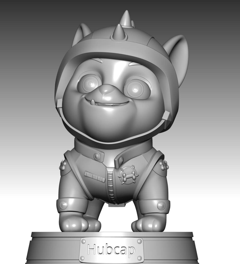 Hubcap - Paw Patrol 3D Model by lovemodel