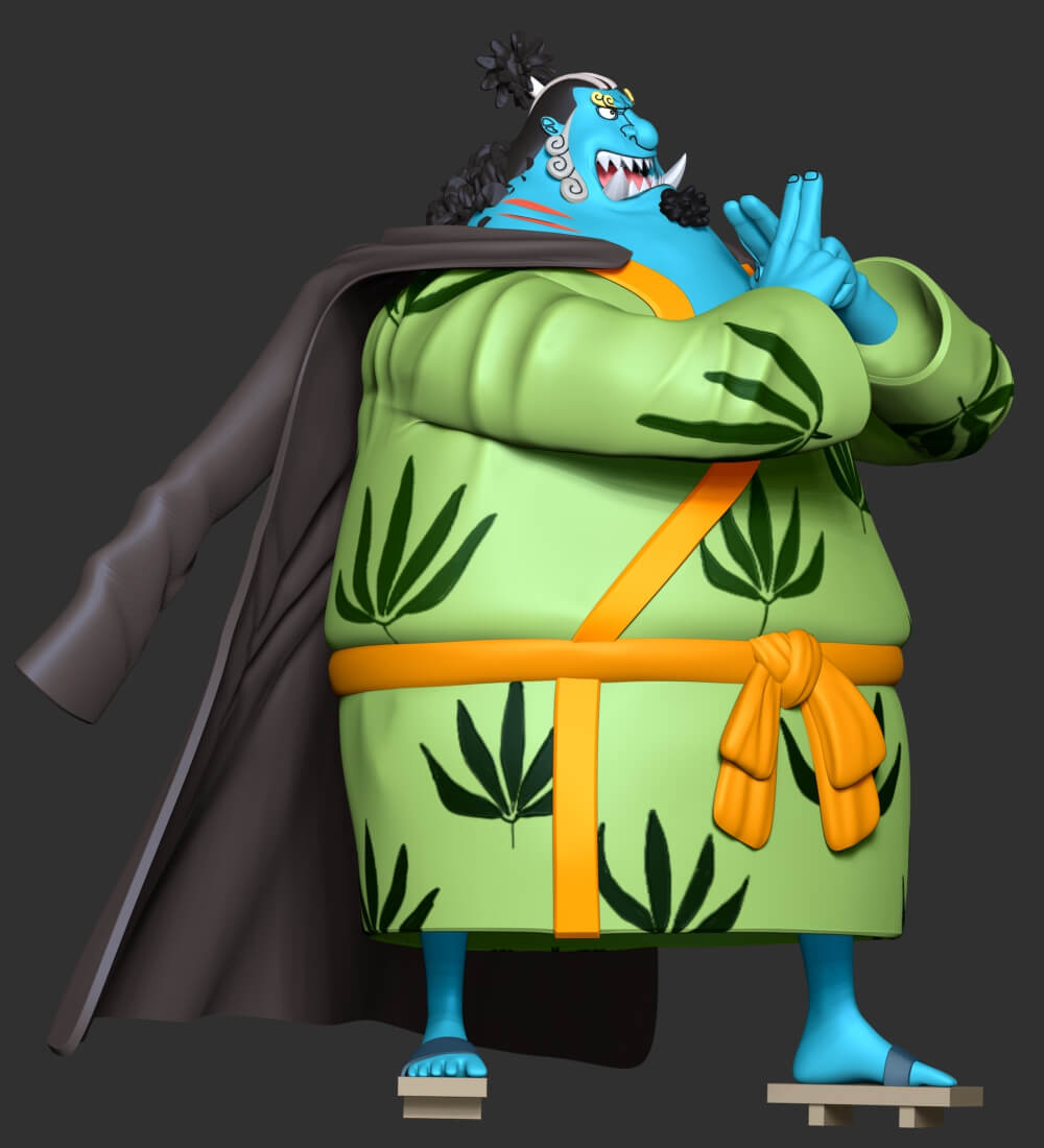 Jinbe - One Piece 3D Model by lovemodel