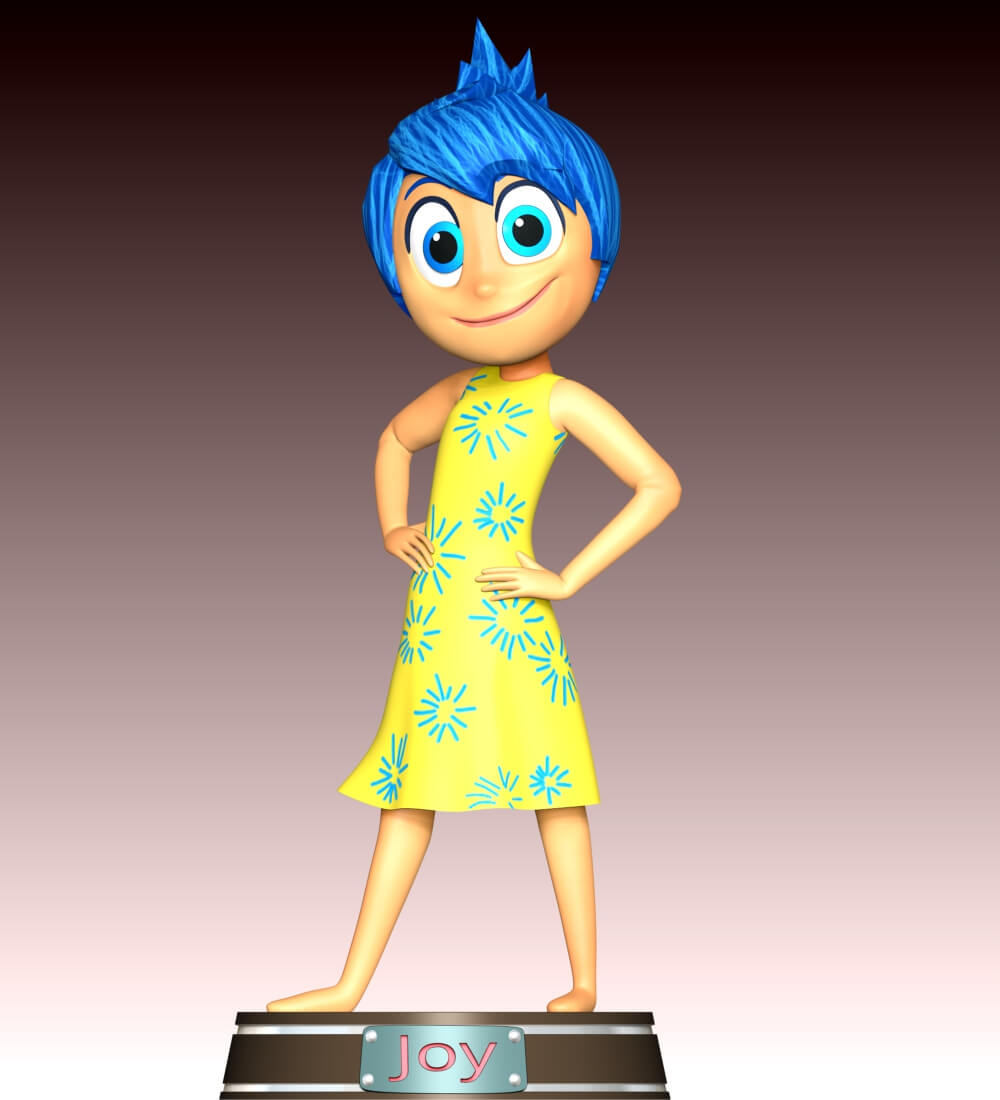 Joy - Inside Out 3D Model by lovemodel