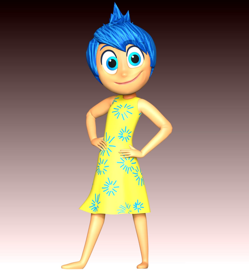 Joy - Inside Out 3D Model by lovemodel