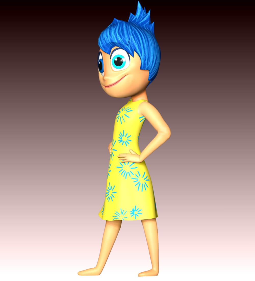 Joy - Inside Out 3D Model by lovemodel