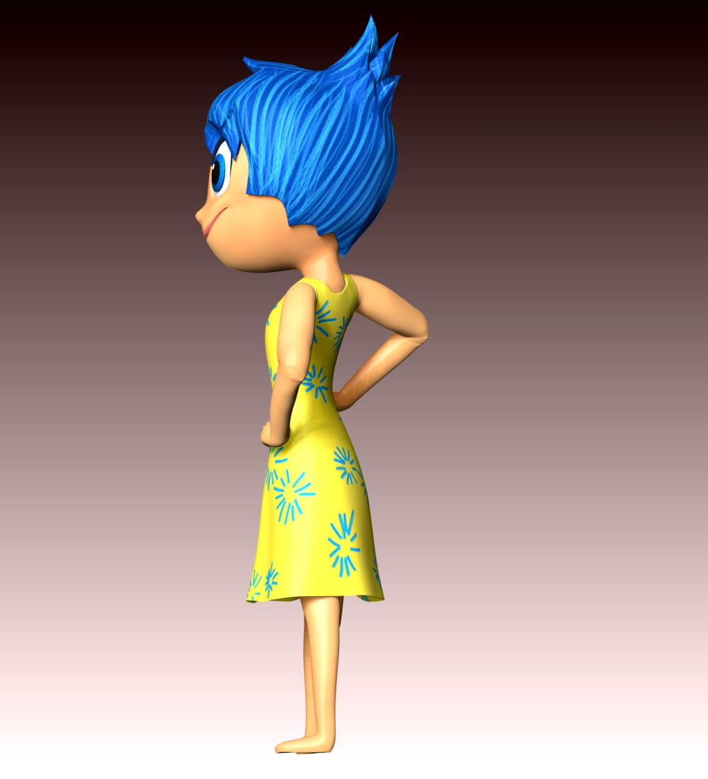 Joy - Inside Out 3D Model by lovemodel
