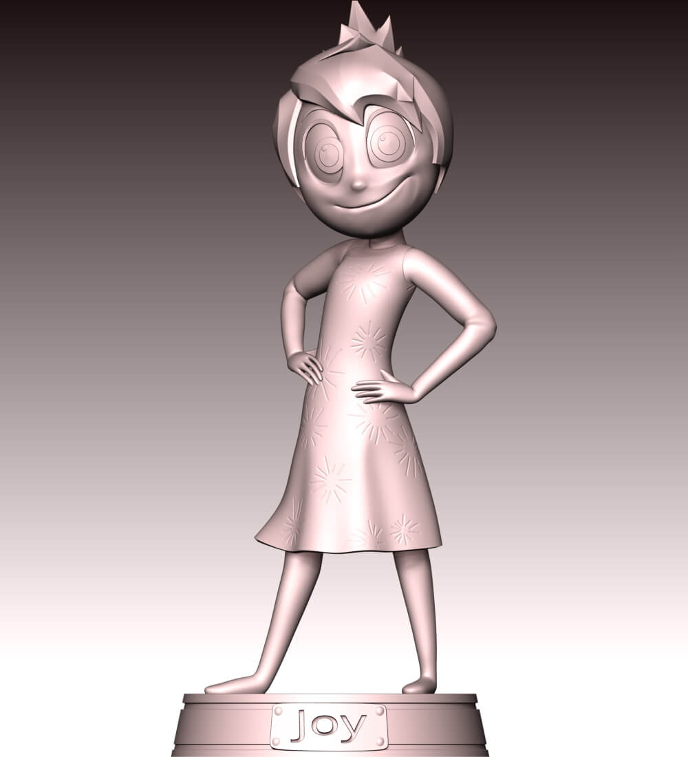 Joy - Inside Out 3D Model by lovemodel