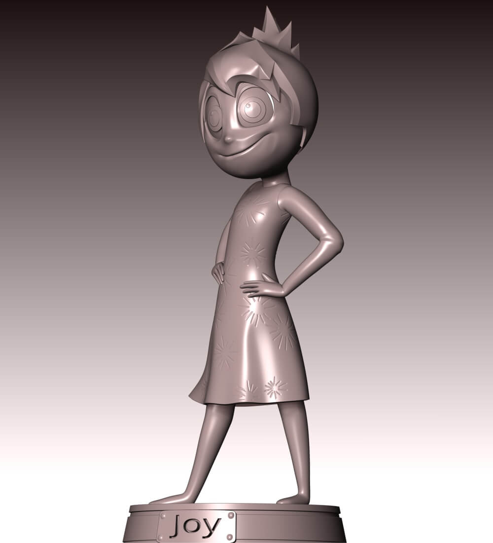 Joy - Inside Out 3D Model by lovemodel