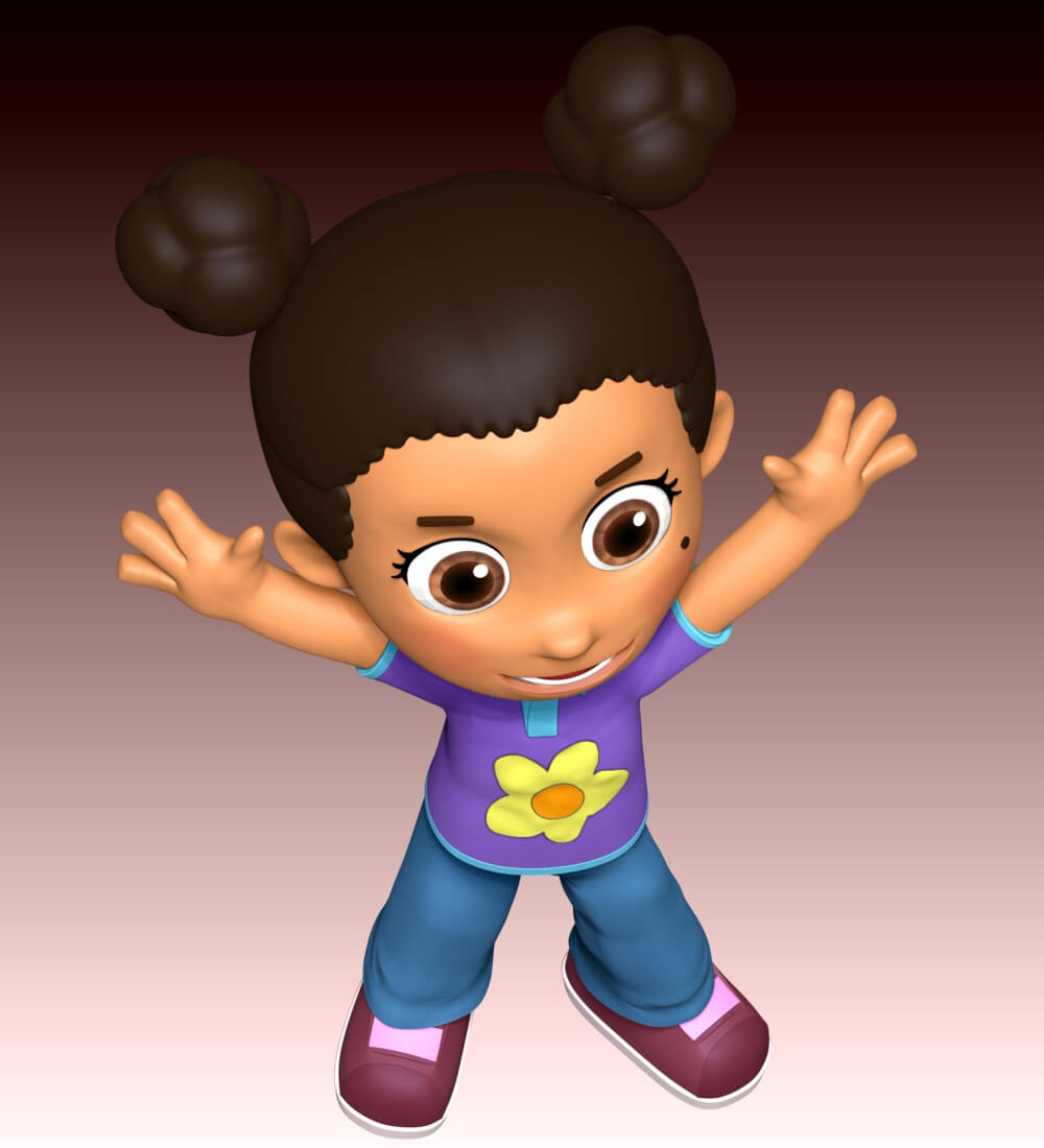 Julia Goodway - Paw Patrol 3D Model by lovemodel