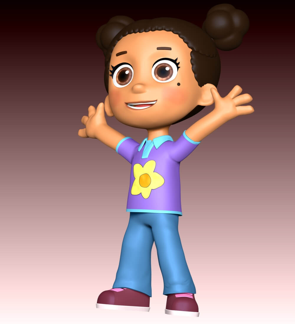 Julia Goodway - Paw Patrol 3D Model by lovemodel