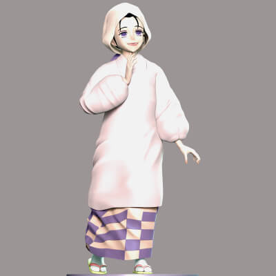 Kie Kamado Demon Slayer Kimetsu No Yaiba - 3D Model by lovemodel