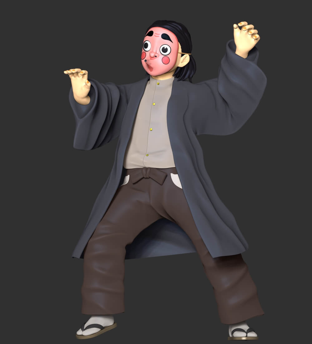 Kozo Kanamori - Demon Slayer: Kimetsu No Yaiba 3D Model by lovemodel
