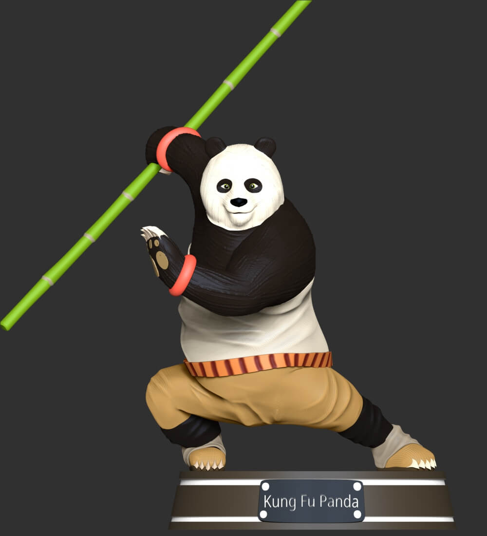 Kung Fu Panda - 3D Model by lovemodel