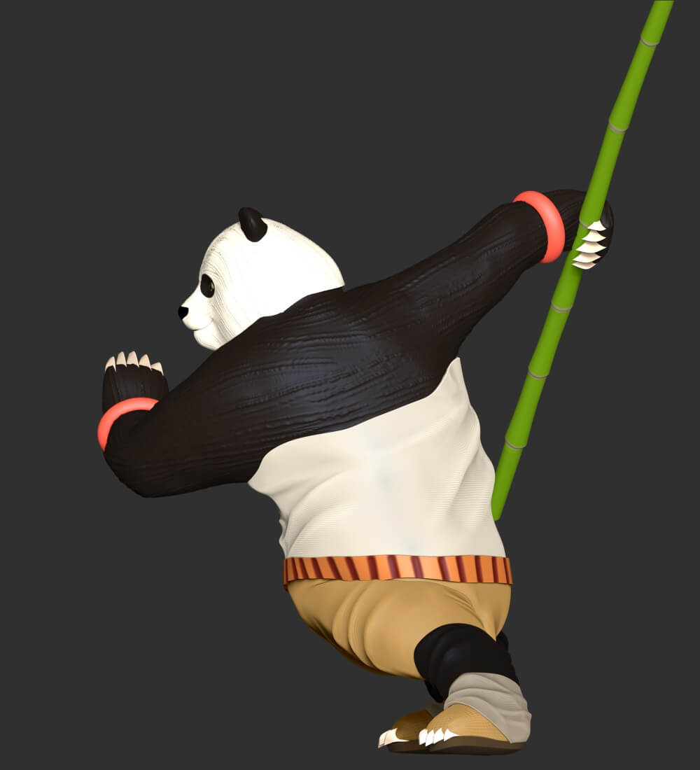 Kung Fu Panda - 3D Model by lovemodel