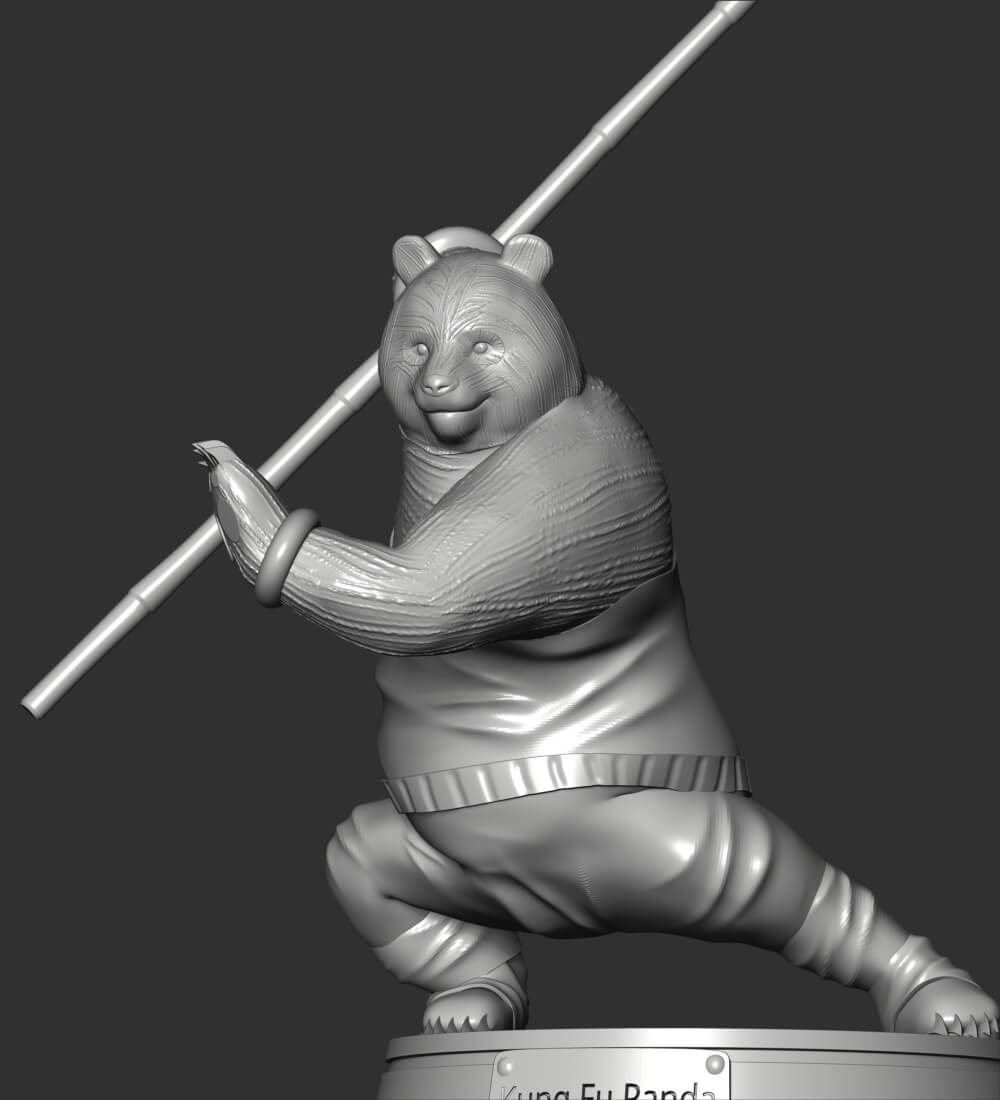 Kung Fu Panda - 3D Model by lovemodel