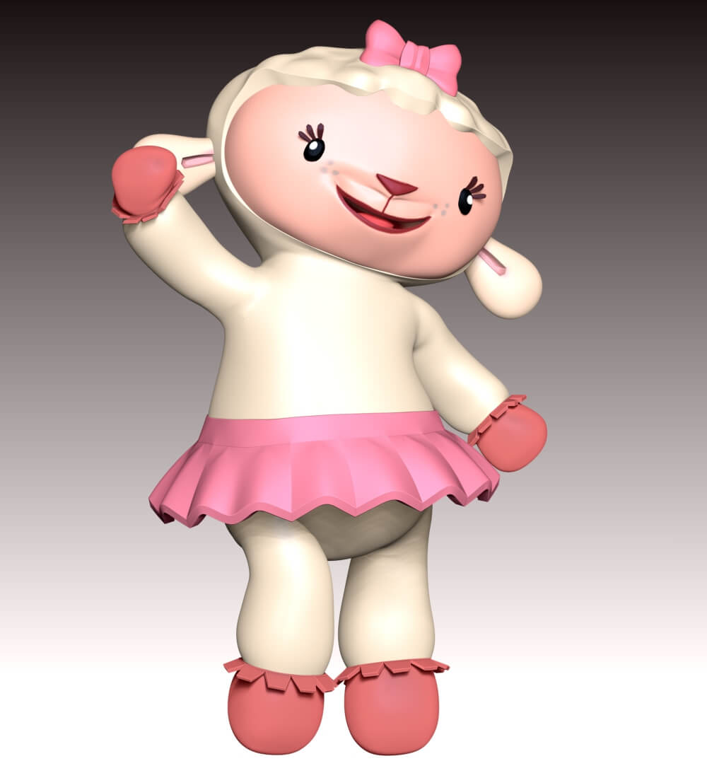 Lambie Fan Art - 3D Model by lovemodel