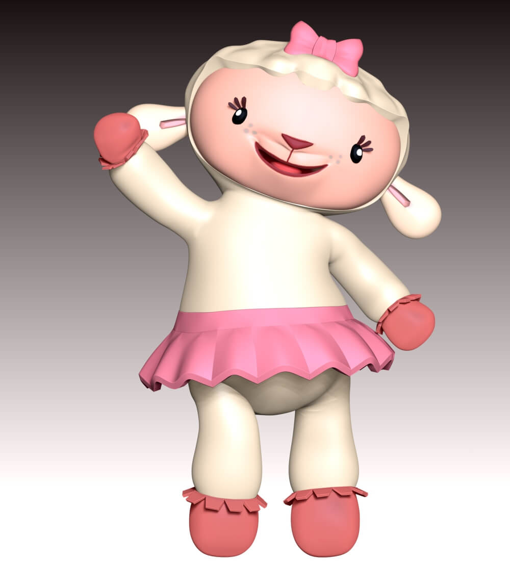Lambie Fan Art - 3D Model by lovemodel