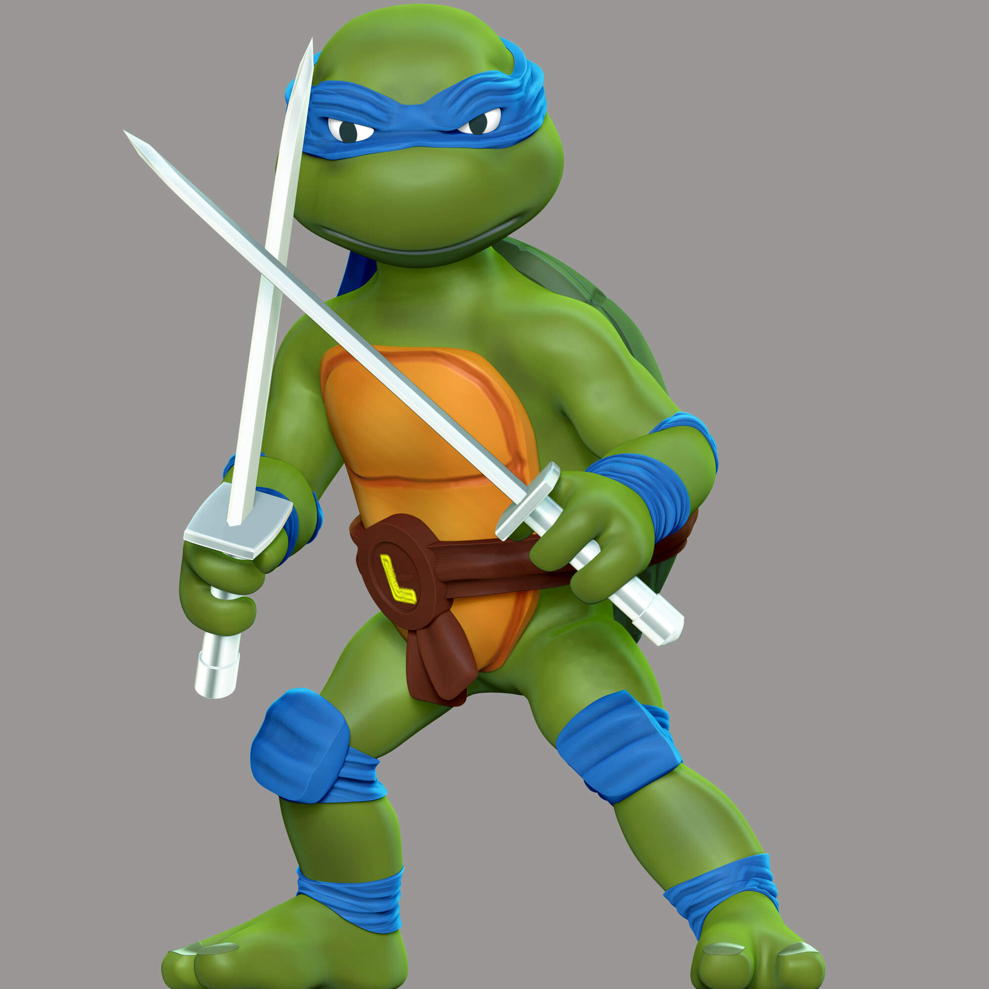 Leonardo - Teenage Mutant Ninja Turtles 3D Model by lovemodel