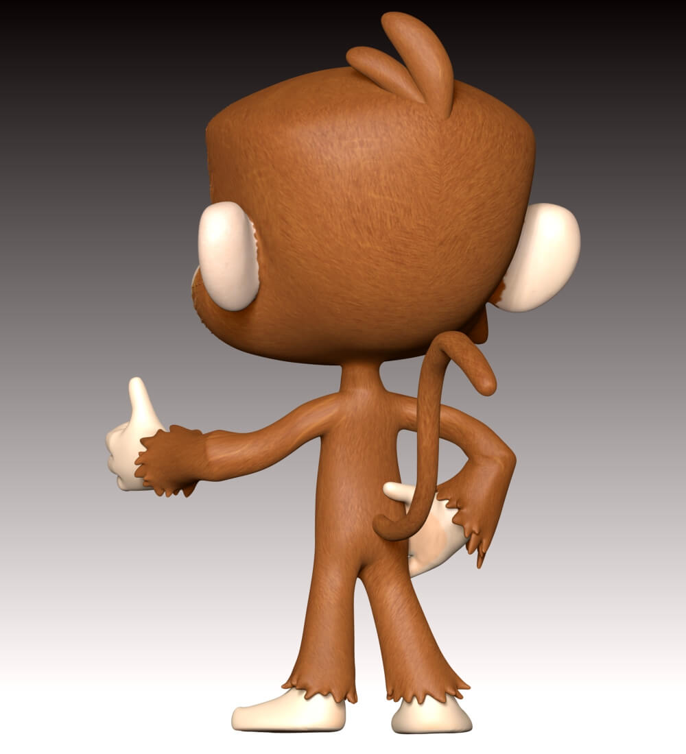 Mandy Monkey - Paw Patrol 3D Model by lovemodel