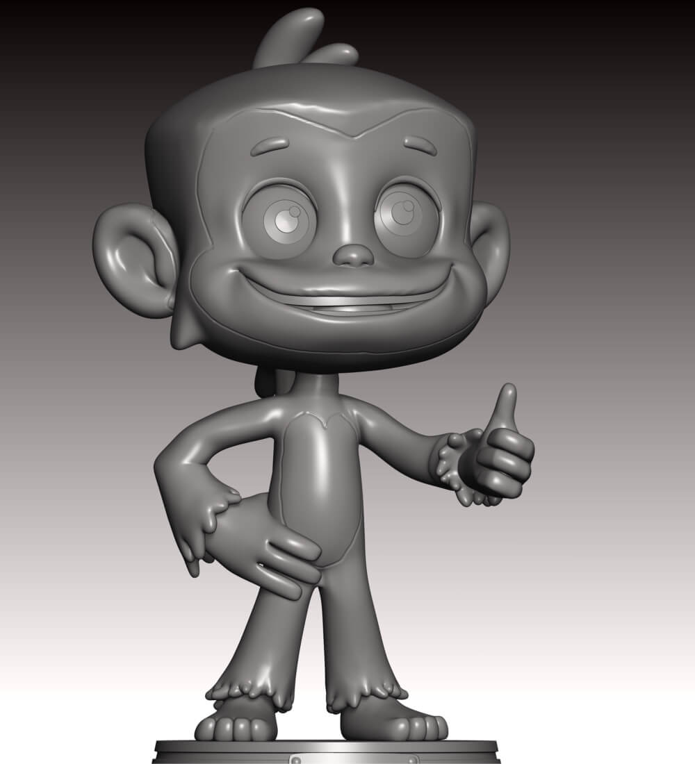 Mandy Monkey - Paw Patrol 3D Model by lovemodel