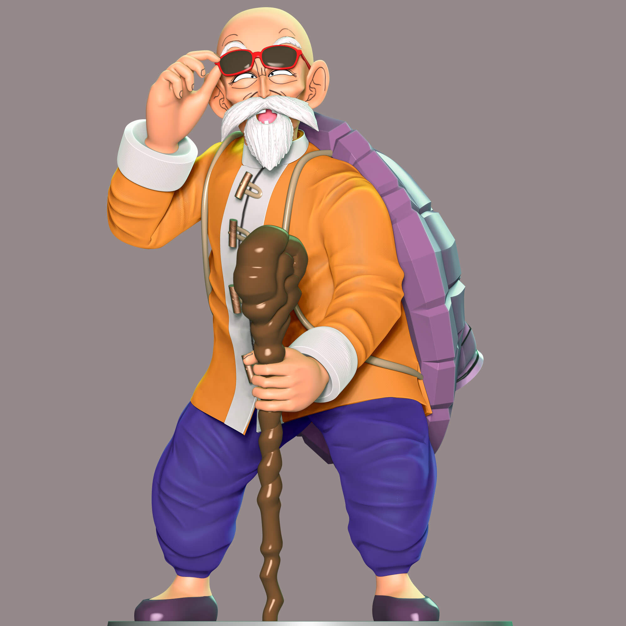 Master Roshi - Dragon Ball 3D Print Model by lovemodel