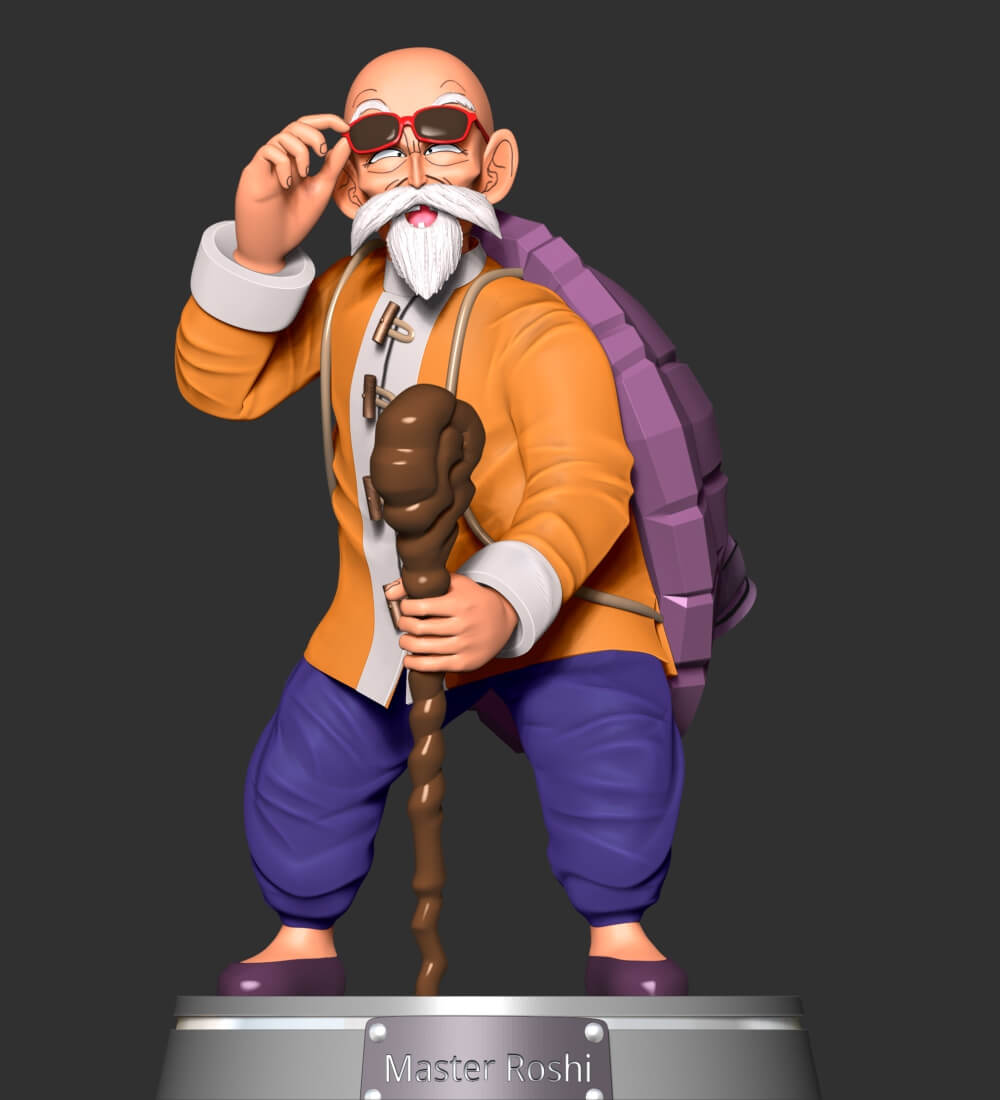 Master Roshi - Dragon Ball 3D Model by lovemodel