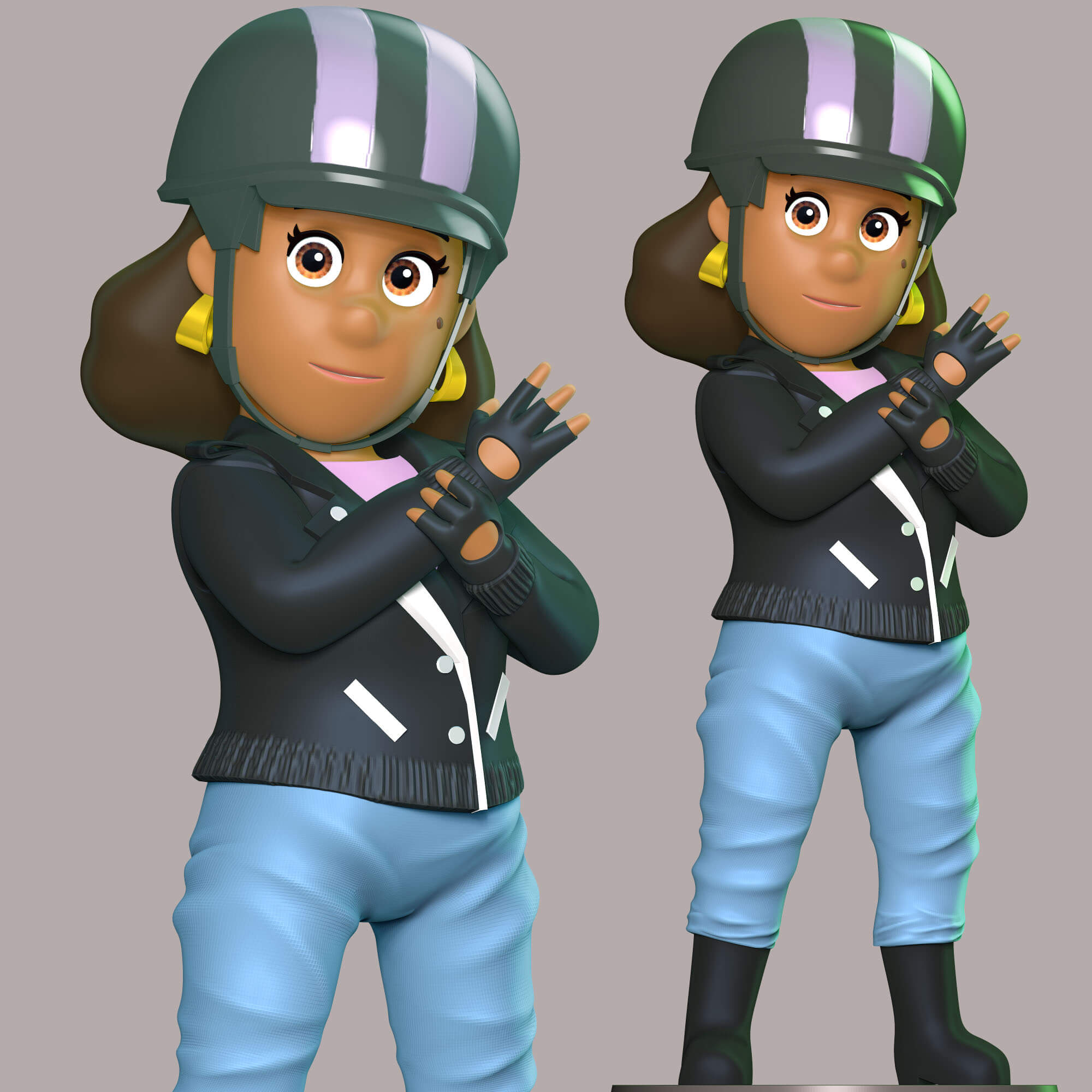 Mayor Badway - Paw Patrol Moto Pups 3D Model by lovemodel