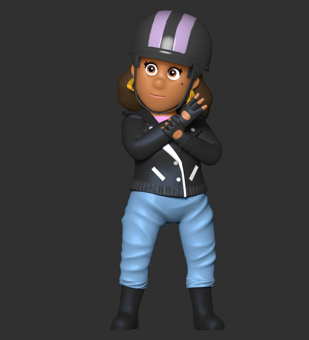 Mayor Badway - Paw Patrol Moto Pups 3D Model by lovemodel