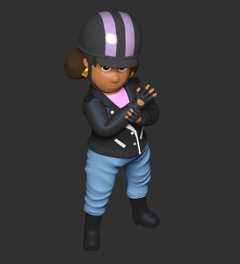 Mayor Badway - Paw Patrol Moto Pups 3D Model by lovemodel