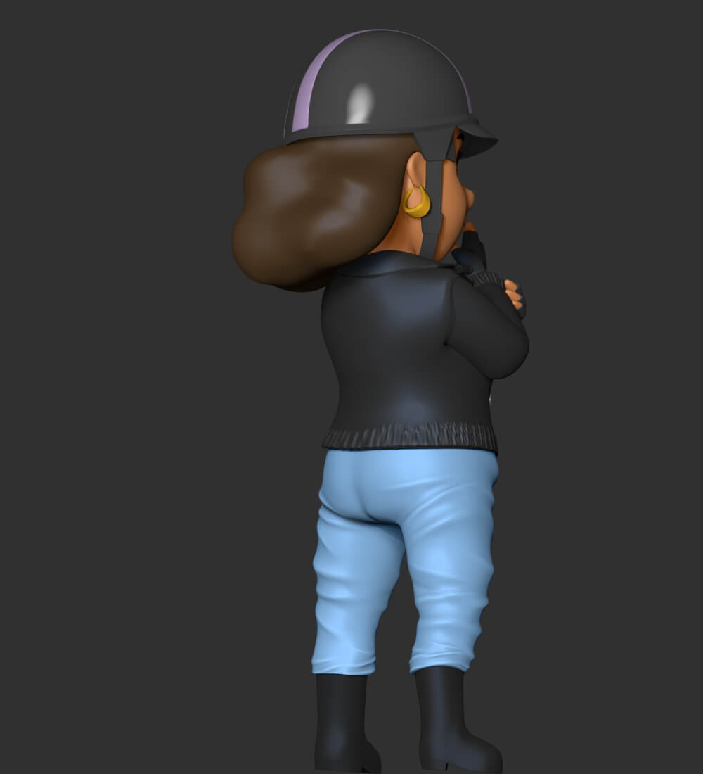Mayor Badway - Paw Patrol Moto Pups 3D Model by lovemodel