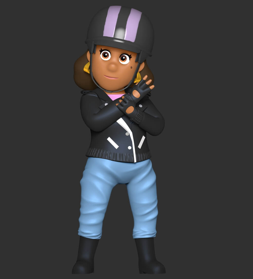 Mayor Badway - Paw Patrol Moto Pups 3D Model by lovemodel