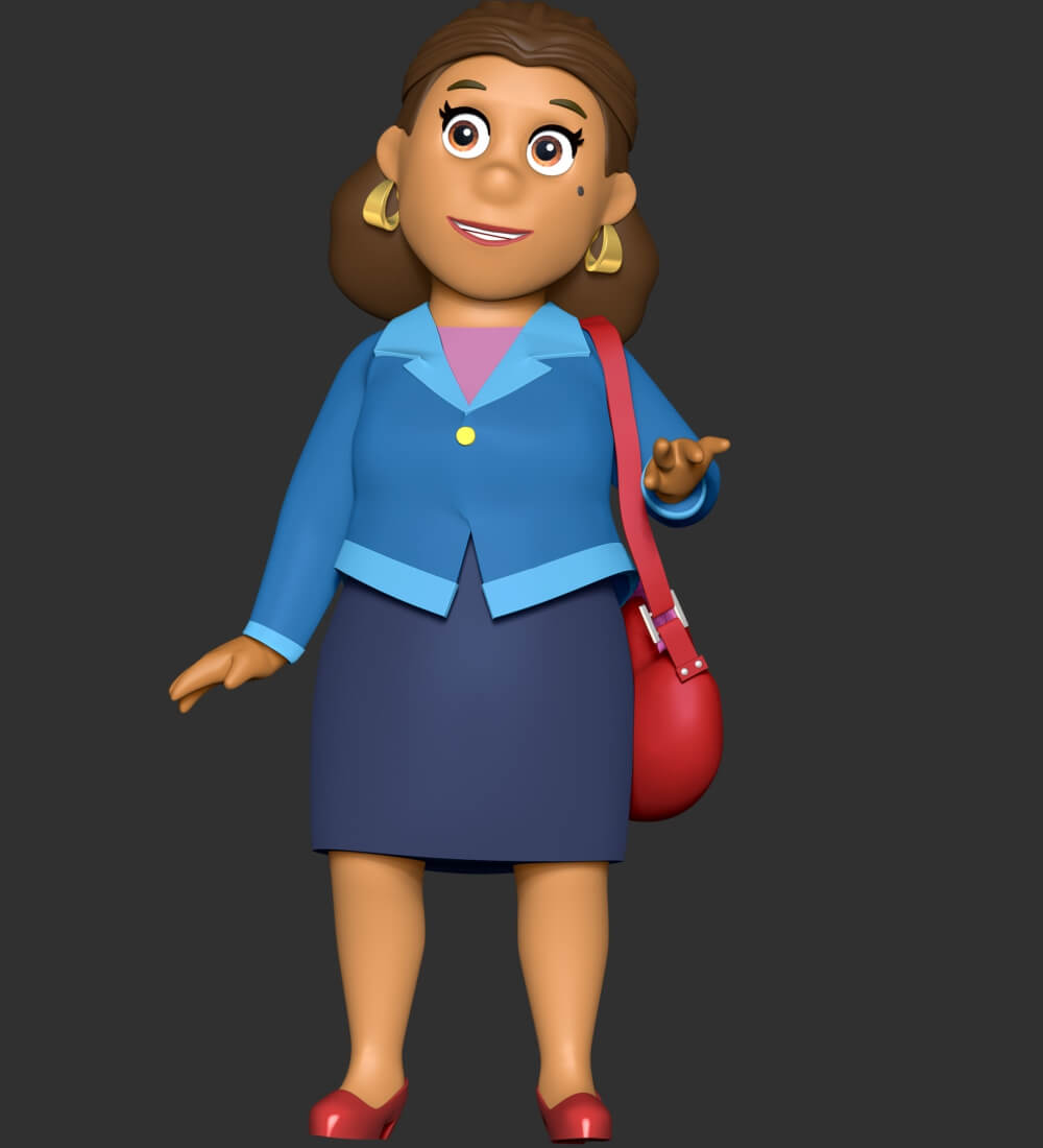 Mayor Goodway - Paw Patrol 3D Model by lovemodel
