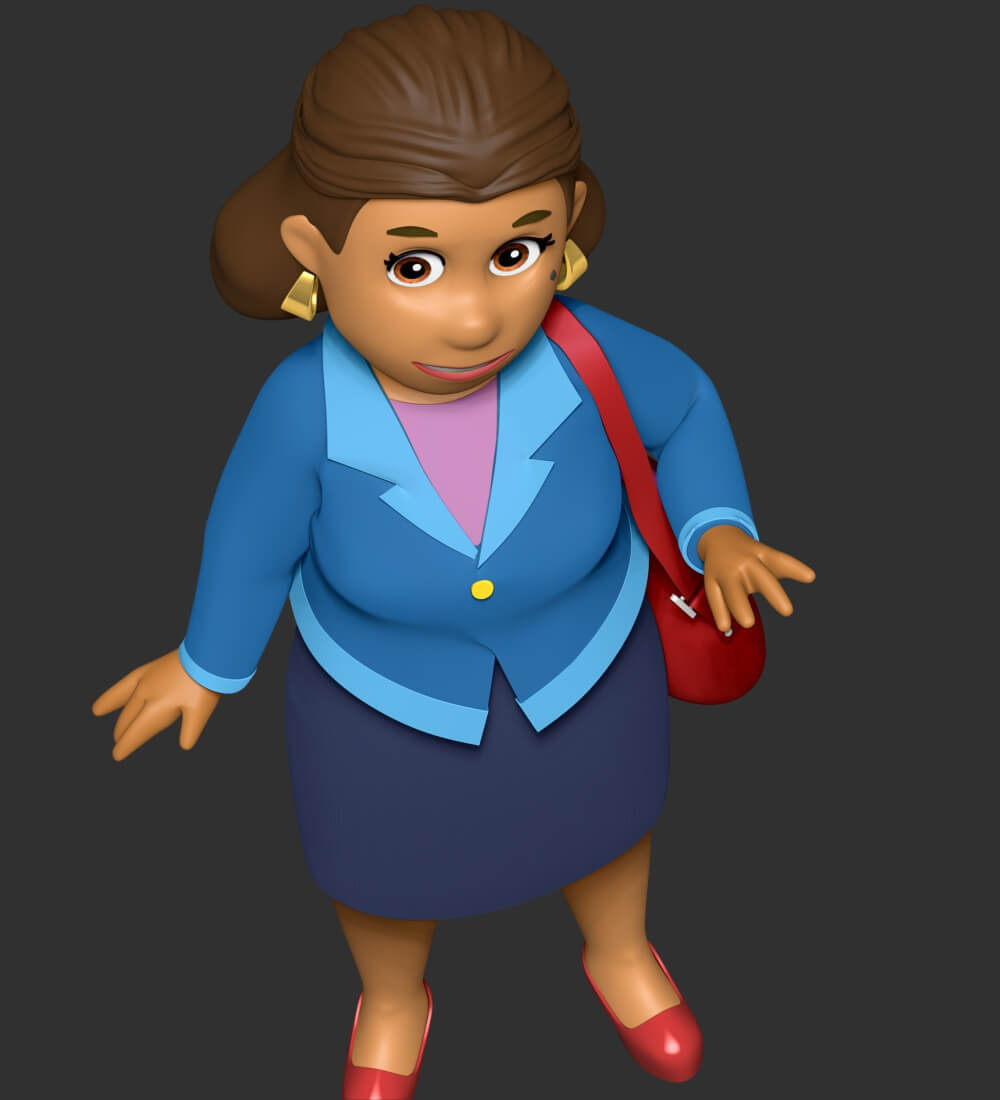Mayor Goodway - Paw Patrol 3D Model by lovemodel