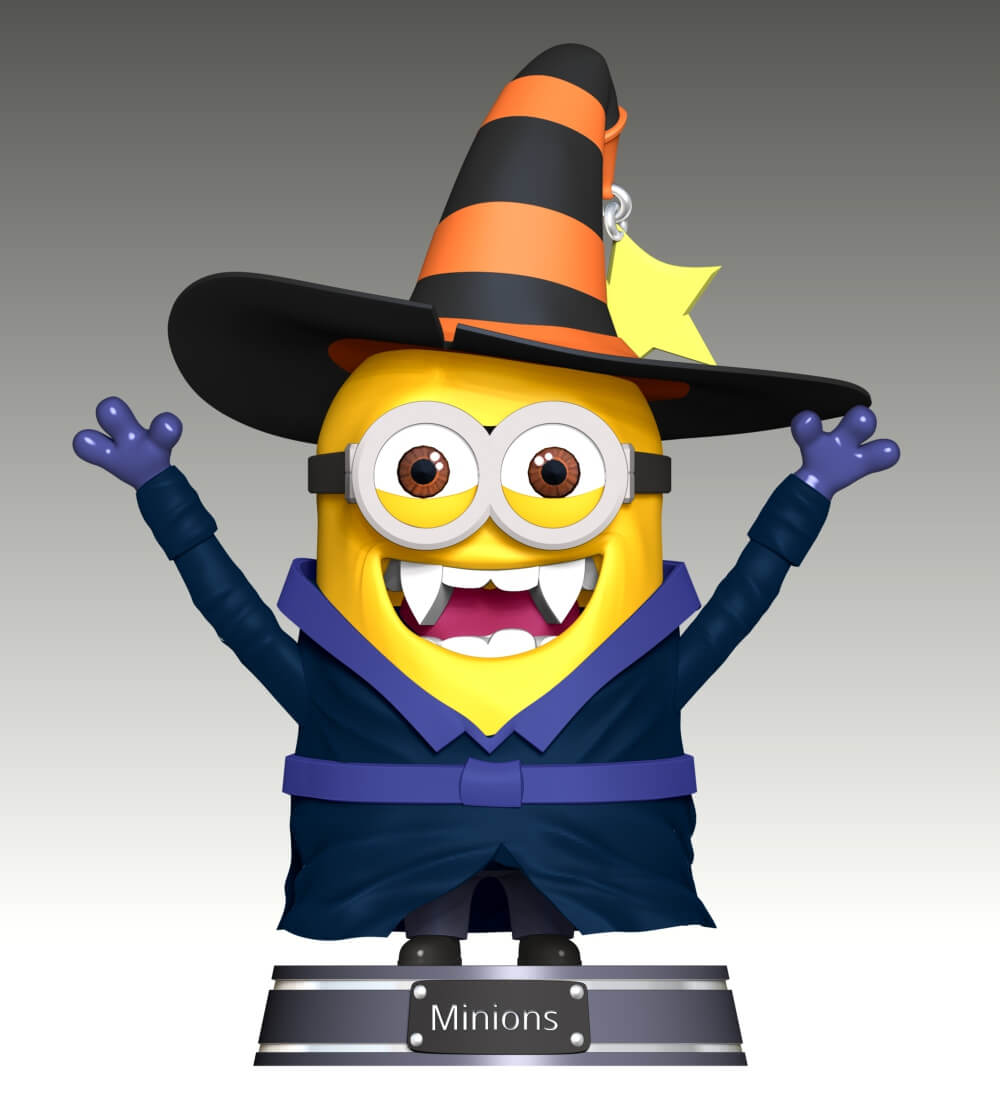 Minion - Halloween 3D Model by lovemodel