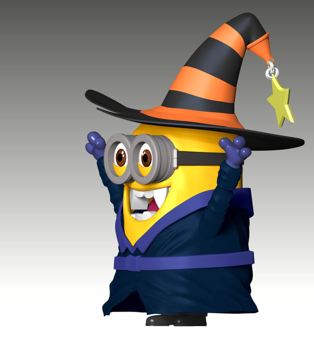 Minion - Halloween 3D Model by lovemodel