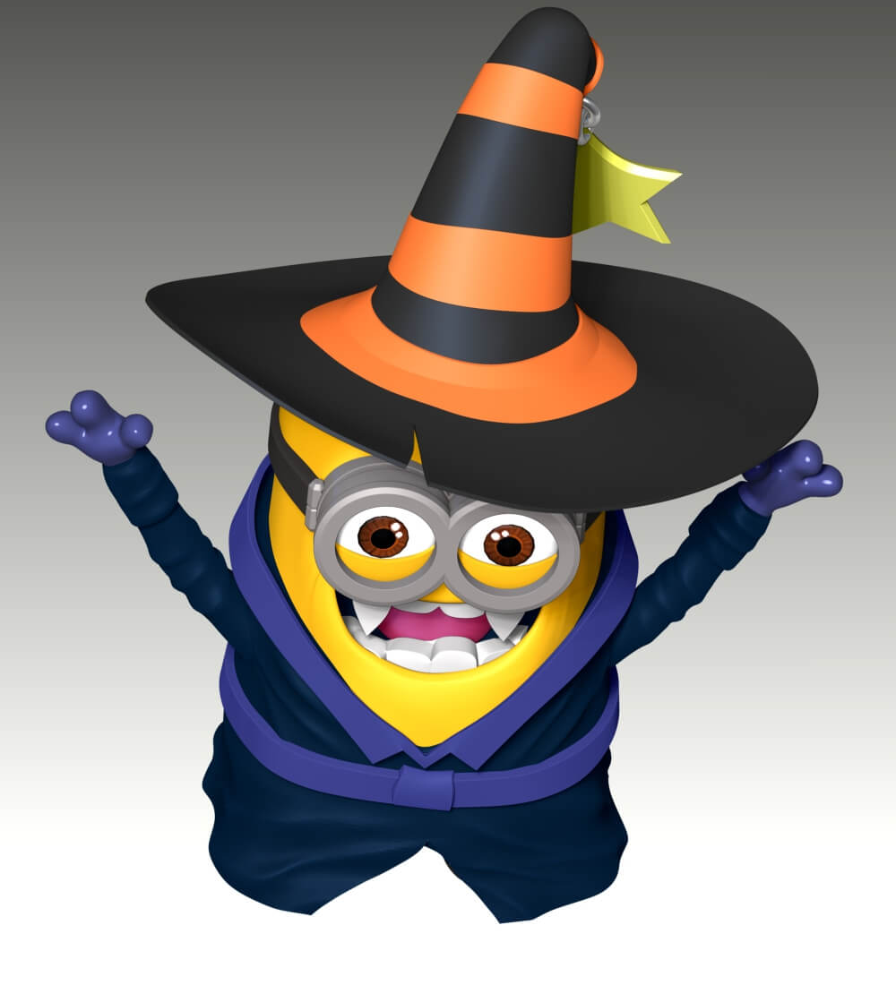 Minion - Halloween 3D Model by lovemodel