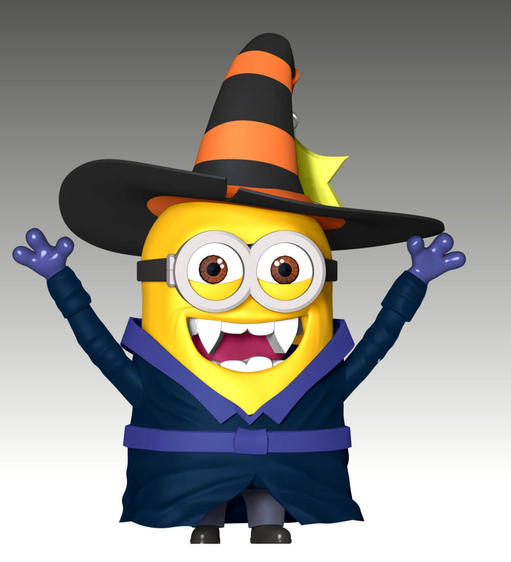 Minion - Halloween 3D Model by lovemodel