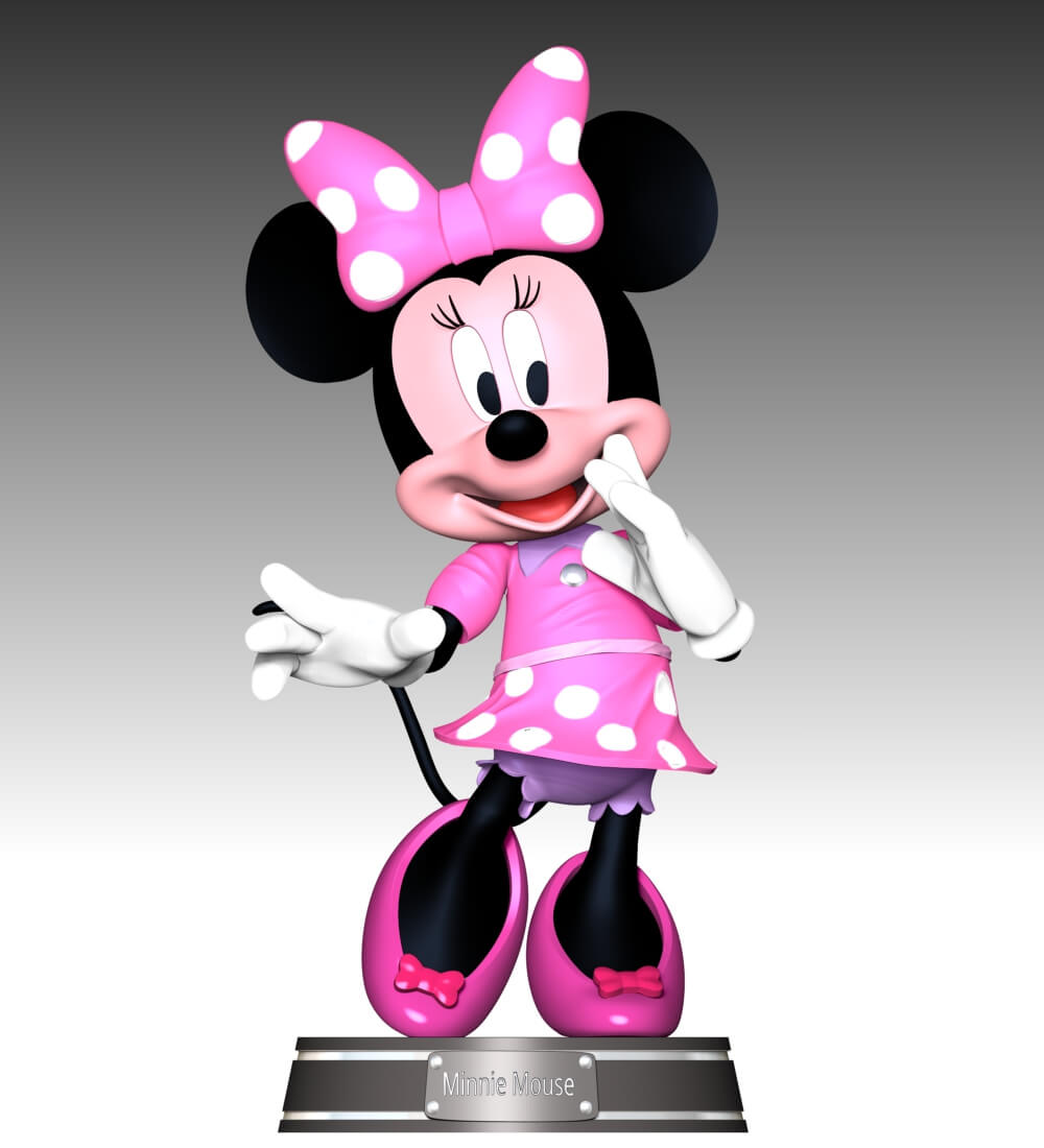 Minnie Mouse - 3D Model by lovemodel