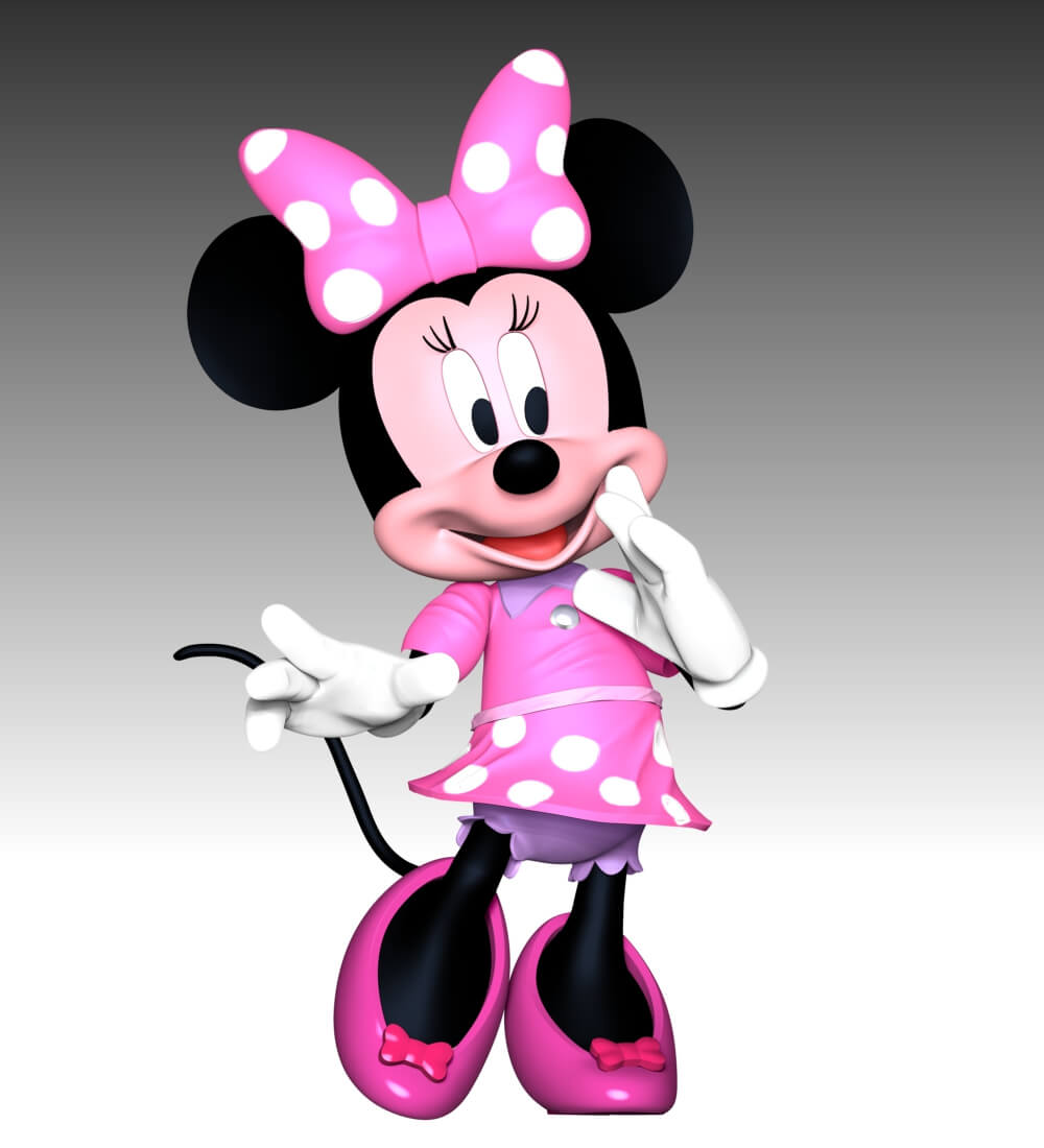 Minnie Mouse - 3D Model by lovemodel