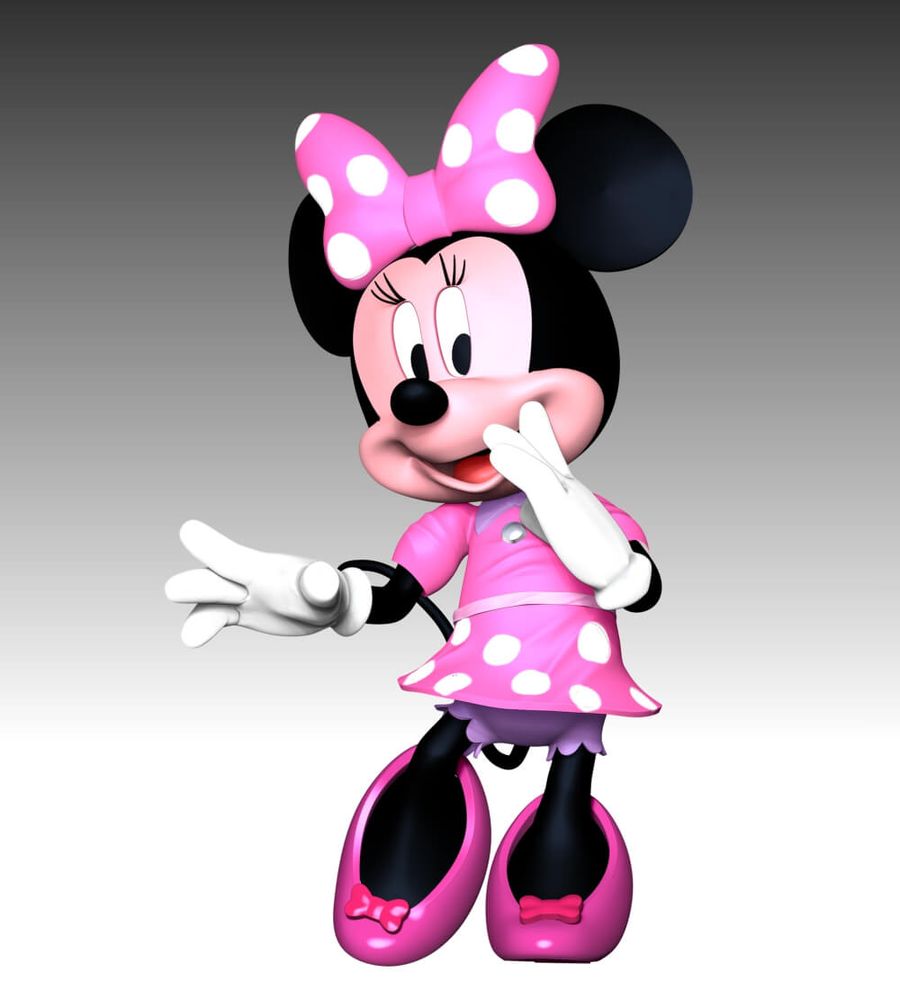Minnie Mouse - 3D Model by lovemodel