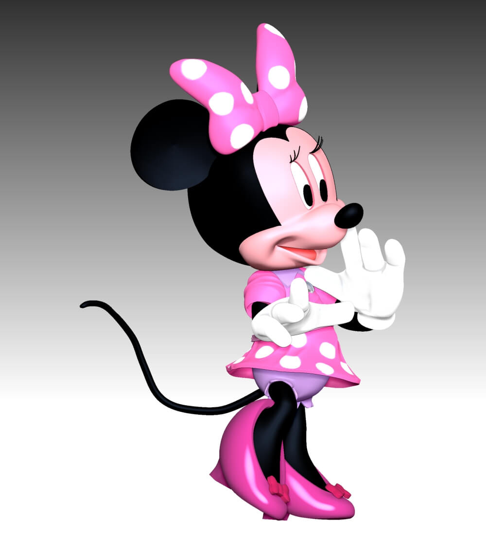 Minnie Mouse - 3D Model by lovemodel