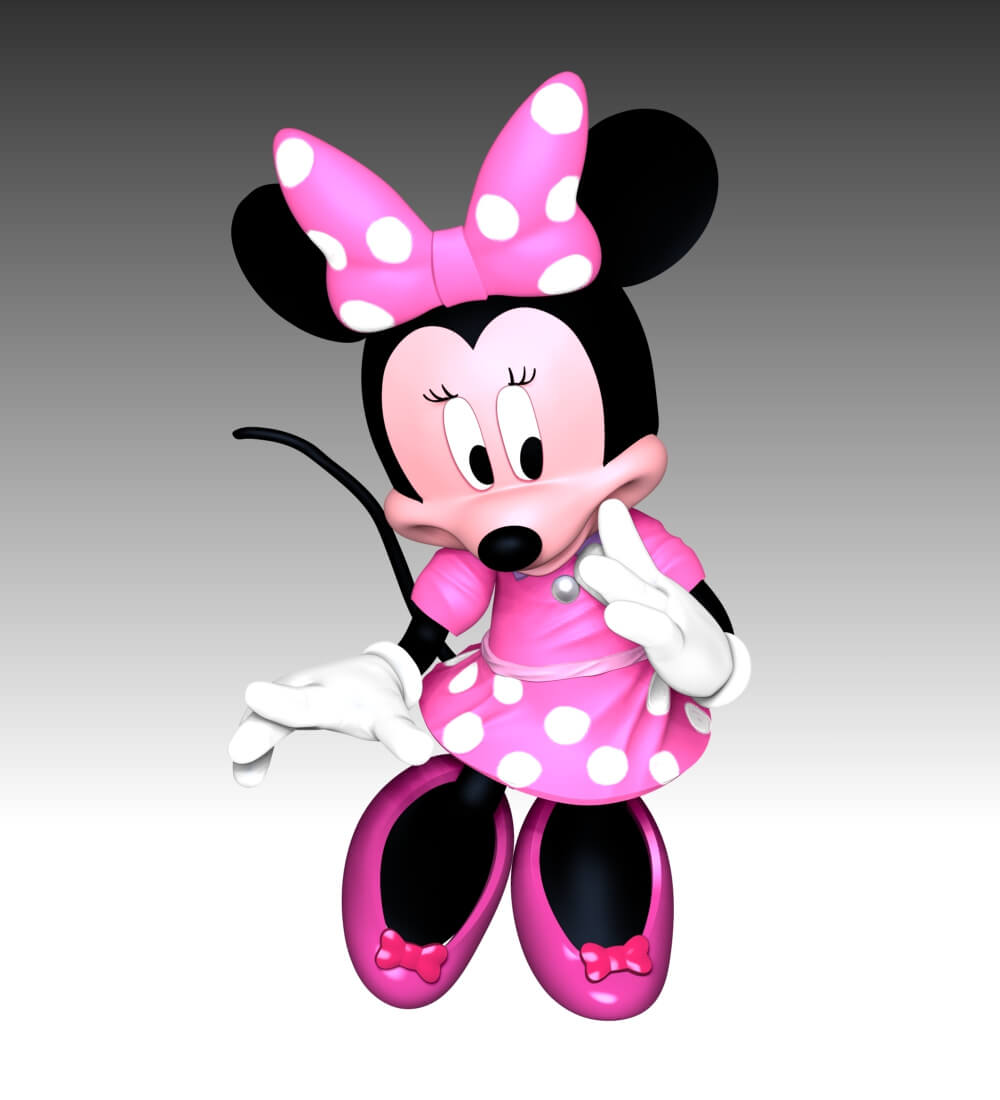 Minnie Mouse - 3D Model by lovemodel