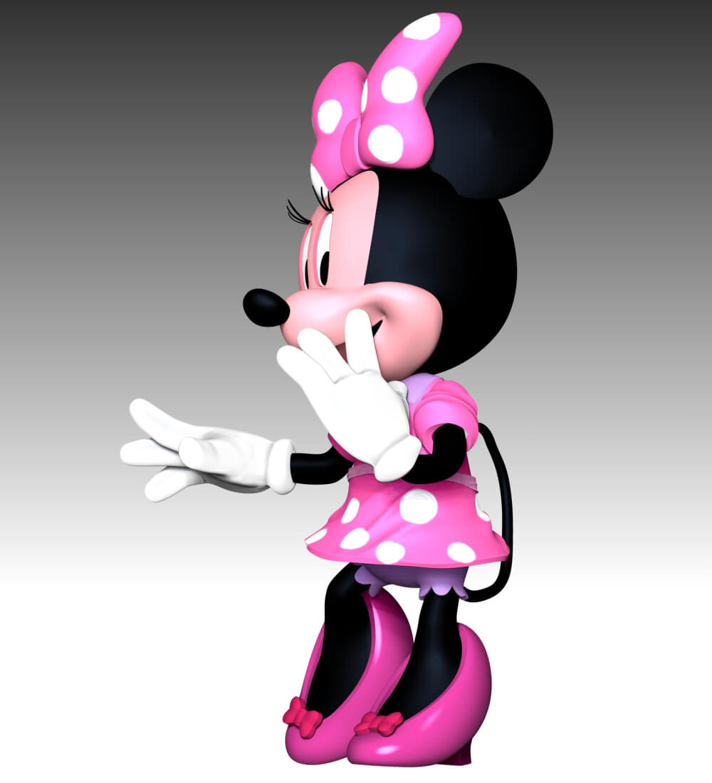 Minnie Mouse - 3D Model by lovemodel